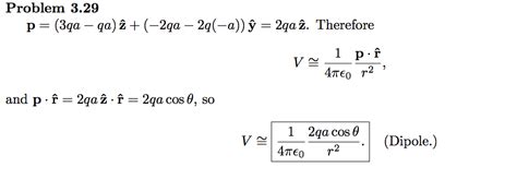 Solved Problem 2 We Also Worked Out The Monopole And Dipole