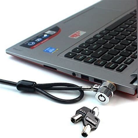 Ruban Notebook Lock And Security Cable Pc Laptop Two Keys