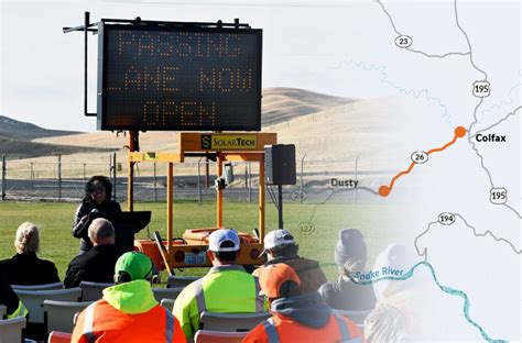 New Passing Lanes Dedicated Along Highway 26 Wsu Insider Washington State University
