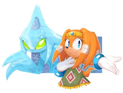 Tikal The Echidna And Chaos Sonic And 1 More Drawn By Draw Chill S Danbooru