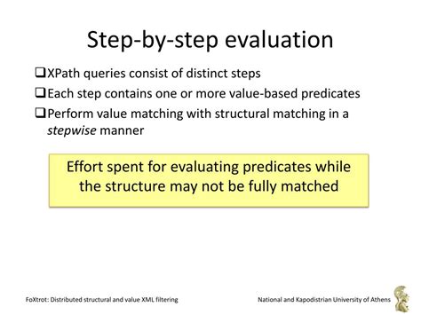 ppt foxtrot distributed structural and value xml filtering powerpoint