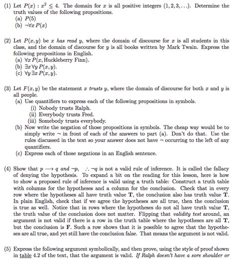 solved 2 let p x y be x has read y where the domain of