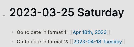 Daily Page References Not Updated Automatically After Date Format Change Issue Logseq
