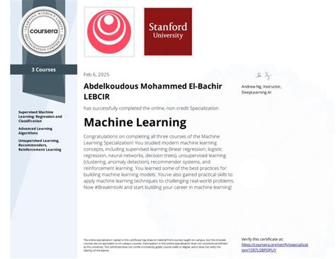 machinelearning ai datascience abdelkoudous mohammed el bachir lebcir