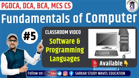 5 Fundamentals Of Computers Software Languages And Programming Basics