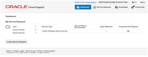 Your Oracle Cloud Products In My Oracle Support Now You Are Administrator Martinberger