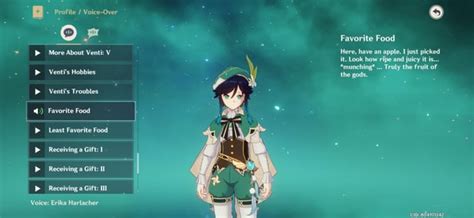 Venti Loves Apple Rgenshinimpact