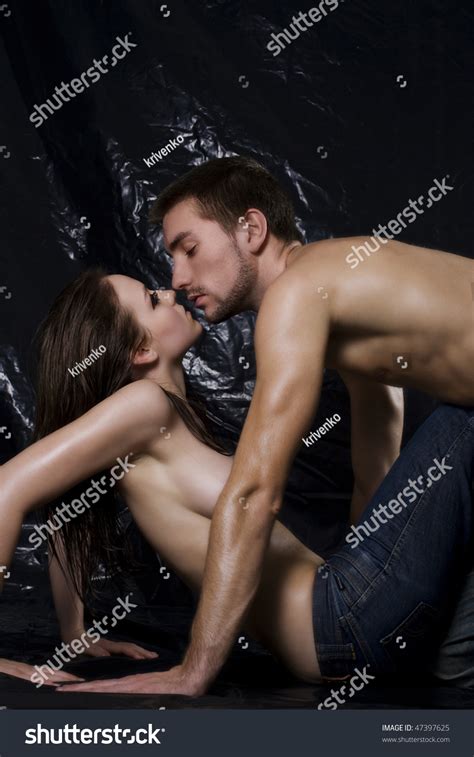 Intimate Dark Image Sensual Couple Foreplay Stock Photo 47397625 Shutterstock