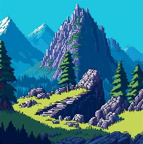 How To Pixel Art Cool Pixel Art Pixel Art Landscape 3d Pixel Pix Porn