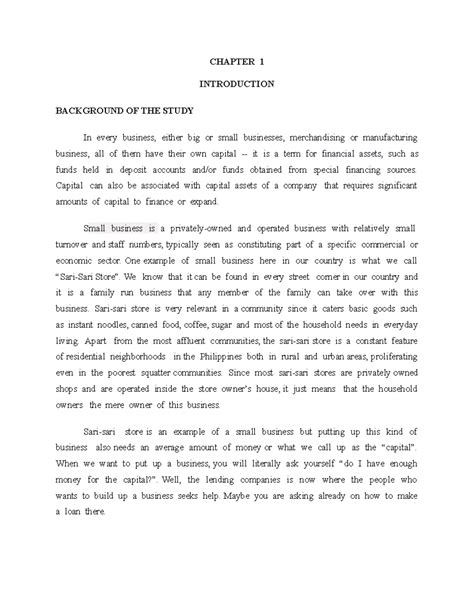 Marketing Research Example Chapter 1 Introduction Background Of The