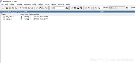 modelsim 入门使用教程 modelsim入门教程 csdn博客