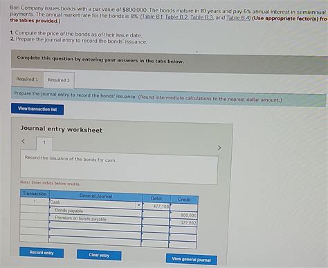 solved exercise 10 17a static computing bond interest and
