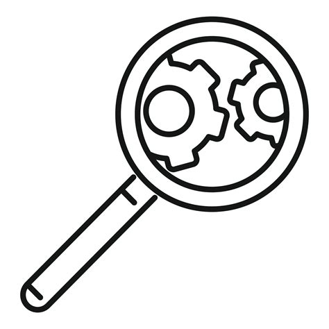 Search Server Problem Icon Outline Style 14693584 Vector Art At Vecteezy
