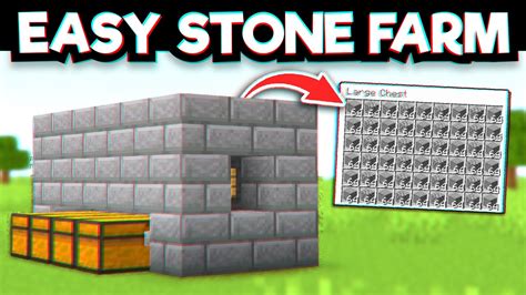Minecraft Afk Stone Generator 9 800 Per Hour Youtube