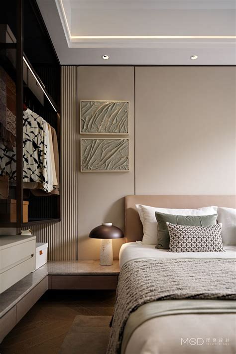 Mod穆德设计 建发·湖畔九境：多元栖居，隐于都市的湖畔奢宅 Recamara Interiores Dormitorio De Diseño Moderno
