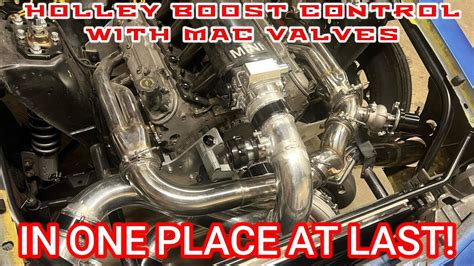 Holley Terminator X Mac Valve and Boost Control Wiring - YouTube