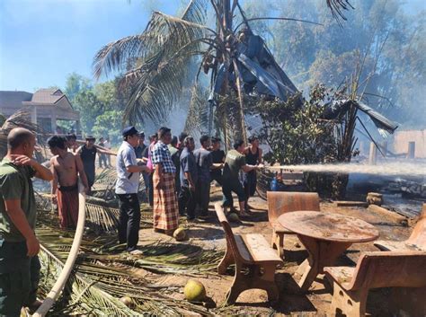 អគ្គិភ័យឆាបឆេះផ្ទះប្រជាពលរដ្ឋ៤ខ្នងទាំងស្រុងនៅស្រុកក្រូចឆ្មារ ខេត្តត្បូងឃ្មុំ សារព័ត៌មាន នគរវត្ត