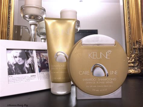 Keune Plaukų šampūnas Ir Kondicionierius Sausiems Pažeistiems Plaukams Satin Oil Lithuanian