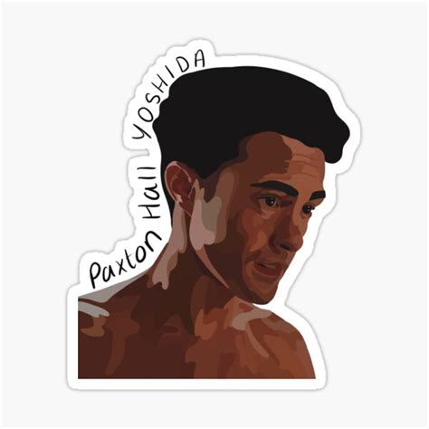 Paxton Hall Yoshida Sticker For Sale By Aestheticni Redbubble