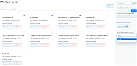 Multi Document Summarizer As A Service Devpost