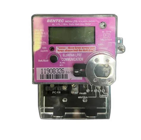 Energy Meter Single Phase Mseb Approved Meter Manufacturer From Pune