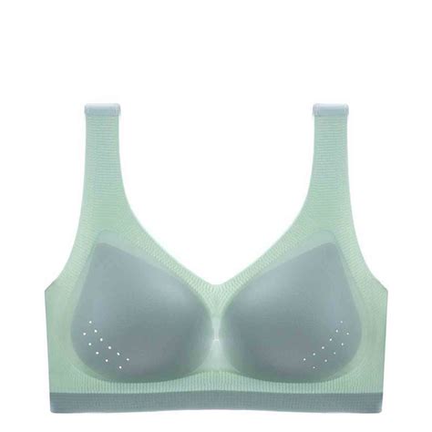 Lilgiuy Ice Silk Lymp And Shaping And Powerful Lifting Bra Non Marking
