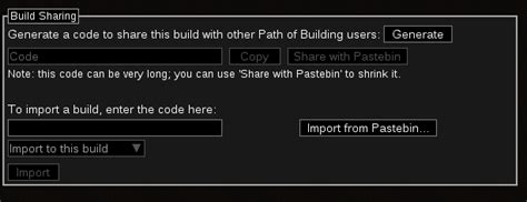 Add Alternative To Pastebin Issue Pathofbuildingcommunity Pathofbuilding Github