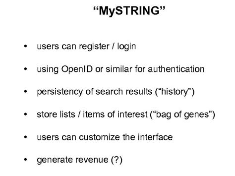 The String Database What It Does And How
