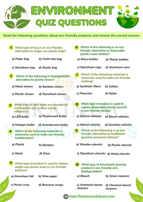 Evs Brainiac Worksheets