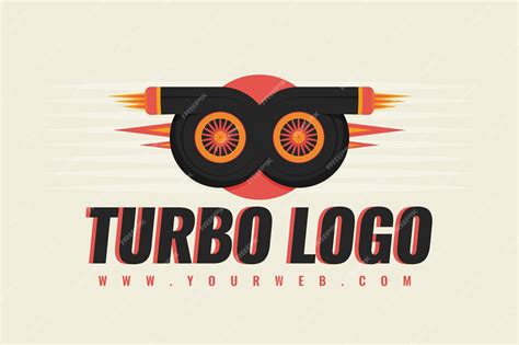 터보 로고 디자인 템플릿 무료 벡터