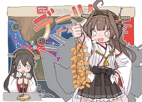 Aji Ajinohirakisan Haruna Kancolle Kongou Kancolle Kantai Collection Commentary