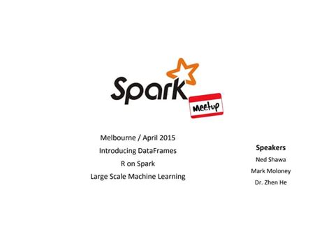Apache Spark Melbourne April 2015 Meetup Ppt