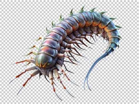 Premium Psd Centipedes Or Chilopod
