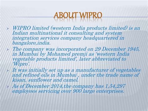 Wipro PPT