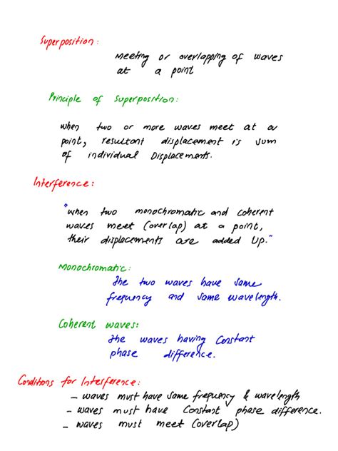 Superposition Notes Pdf