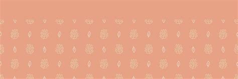 Gender Neutral Floral Seamless Border Royalty Free Vector