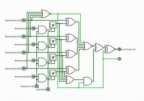 User Friendly 4 Bit Programmable Combination Lock Schematic Now