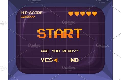 Arcade Game Screen Retro Gaming Retro Game Over Screen Video Game