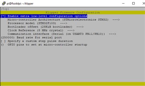 generate firmware general discussion klipper
