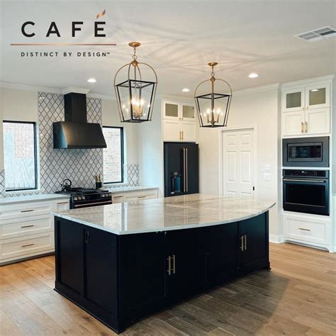 Kitchen Design White Cabinets Black Appliances
