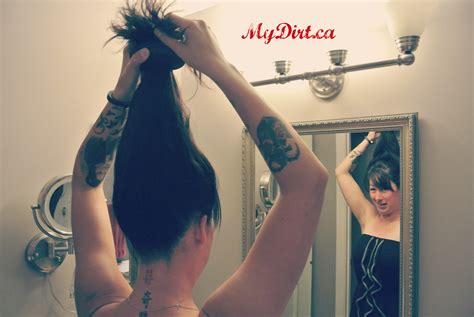 How To Make A Sock Bun Minus The Sock My Dirt