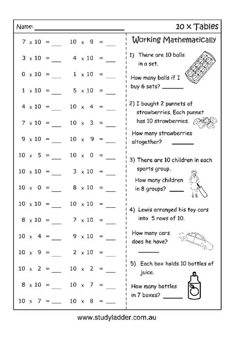 10x Tables Studyladder Interactive Learning Games
