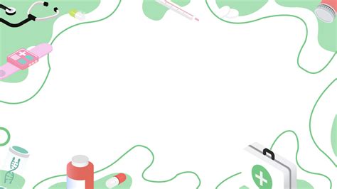 의료 기기 테두리 녹색 의료 상자 치료 악기 경계 Png 일러스트 및 Psd 이미지 무료 다운로드 Pngtree