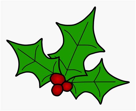 Holly Leaf Clipart Perfect Vintage Accents For Design Projects
