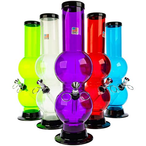 Waterbeds N Stuff Jm Enterprises 12 Stacked Bubble Acrylic Bong With Hoses