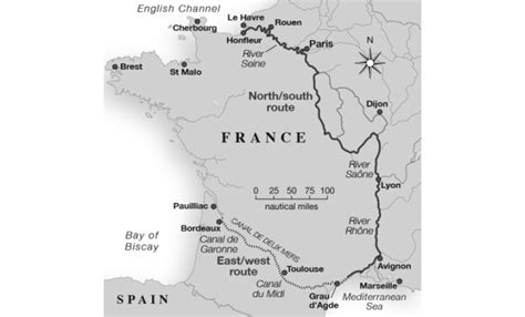 Map Of French Canals