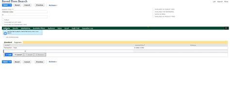Can You Create A Search With Items Purchase Orders Sales Orders