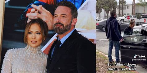 Video Of Ben Affleck Shutting Jennifer Lopezs Car Door Has Fans Thinking Theyre On The Rocks