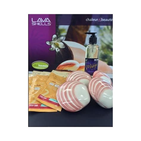 Hot Shell Massage Beginner Kit Shell Massage Poster Close Up