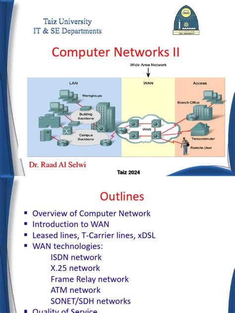 Introduction To Wan Lecture 1 Pdf Computer Network Wide Area